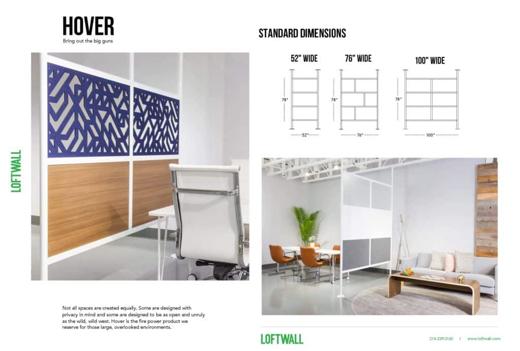 Hover Product Guide | Loftwall