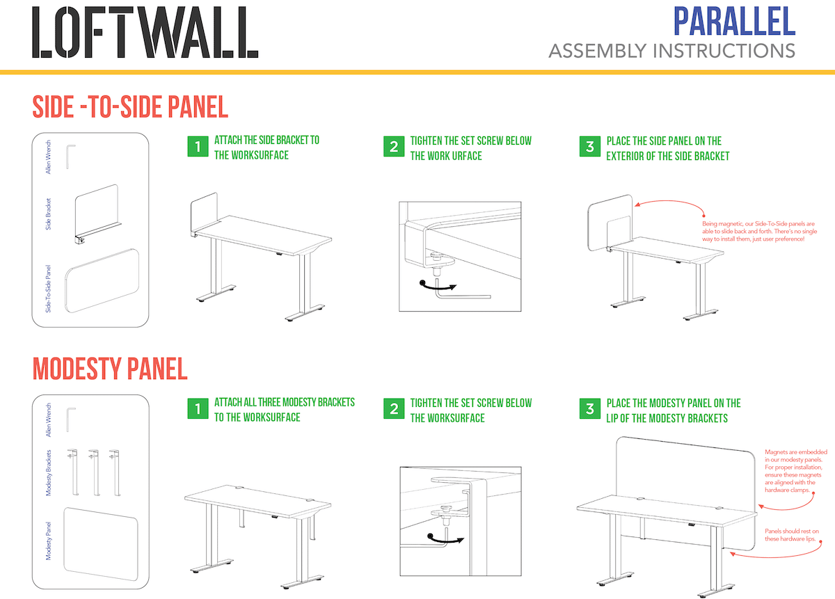 Parallel Assembly Instructions | Loftwall