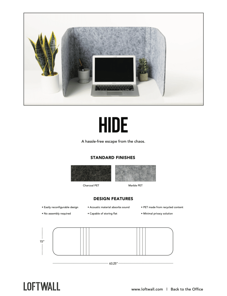 Loftwall Hide Product Guide | Loftwall